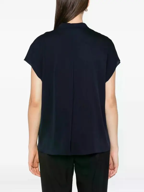 Vince V-neck Short-sleeve Blouse