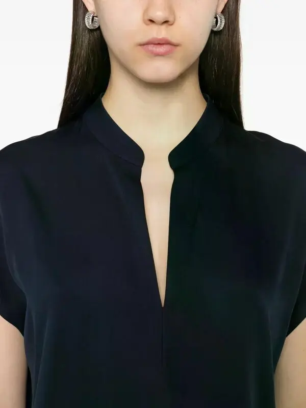 Vince V-neck Short-sleeve Blouse