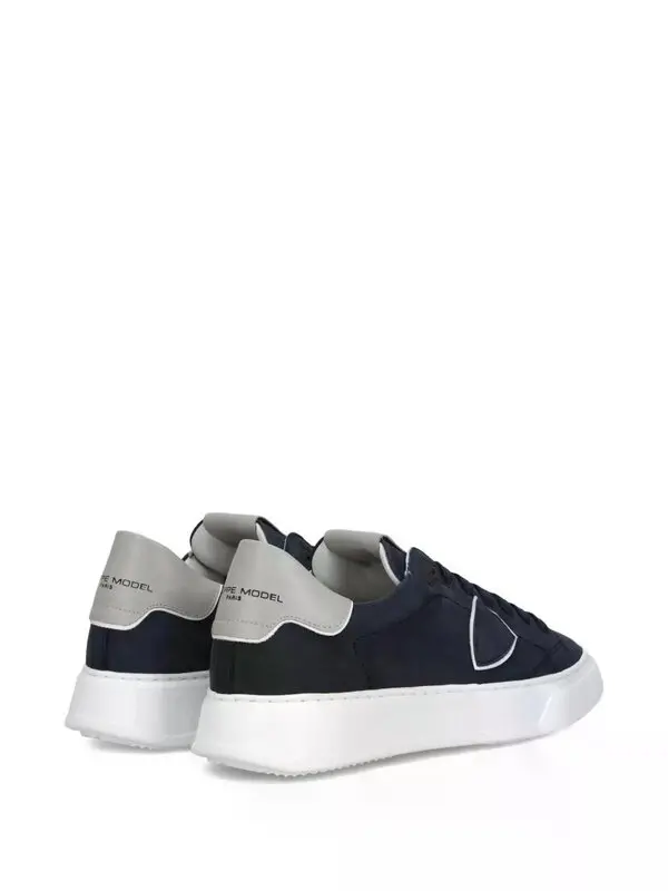 Philippe Model Suede-panelled Sneakers - Blue