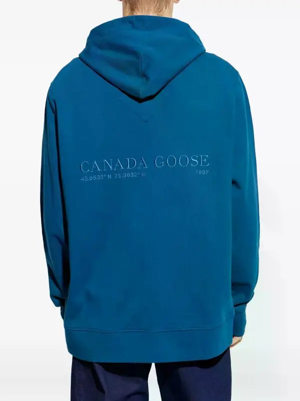 Canada Goose Huron Embroidered-logo Hoodie