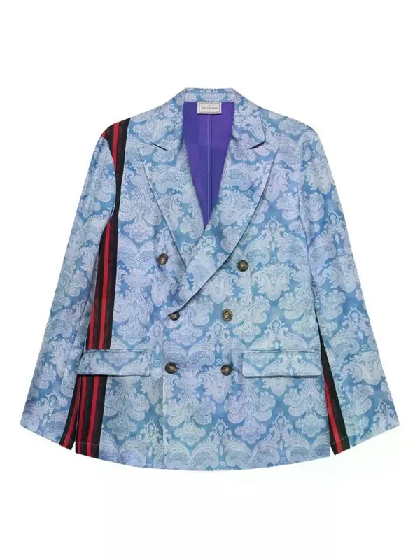 PIERRE-LOUIS MASCIA Paisley Double-breasted Jacket