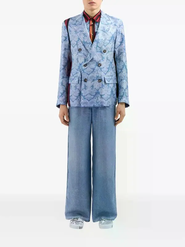 PIERRE-LOUIS MASCIA Paisley Double-breasted Jacket