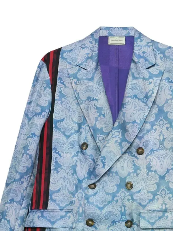 PIERRE-LOUIS MASCIA Paisley Double-breasted Jacket