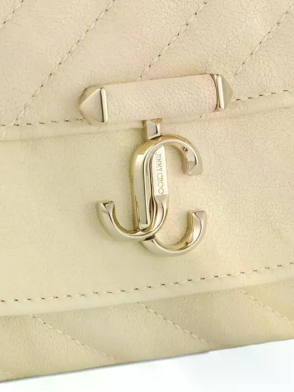 JIMMY CHOO Curve Small Crossbody Bag In Quilted Biker Leather