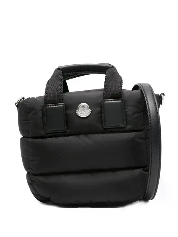 Moncler Mini Caradoc Quilted Tote Bag - Black