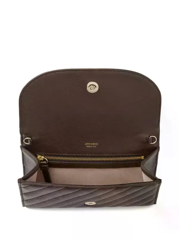 JIMMY CHOO Avenue Quilted Clutch Bag