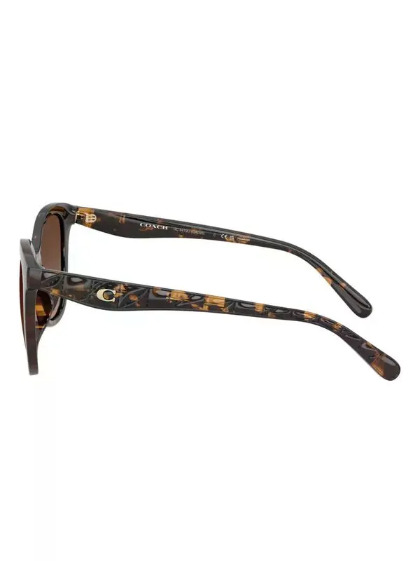 COACH Logo-plaque Sunglasses