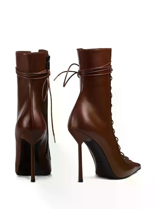 LE SILLA 120mm Colette Boots - Brown