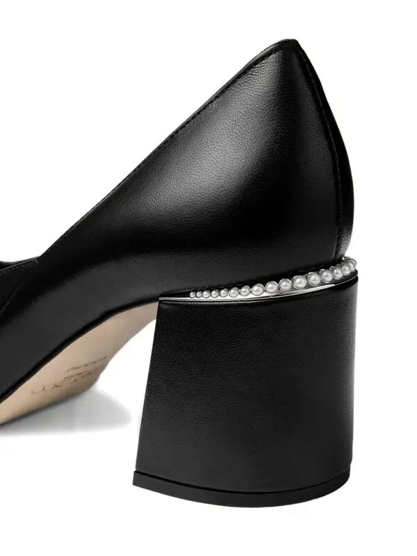 JIMMY CHOO 60mm Jenson Embellished Cap-toe Pumps