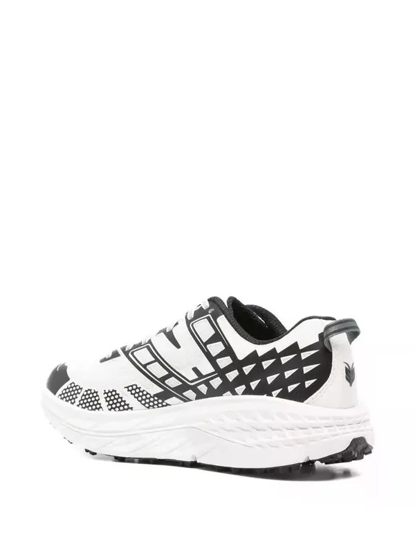 HOKA Geometric-pattern Low-top Sneakers