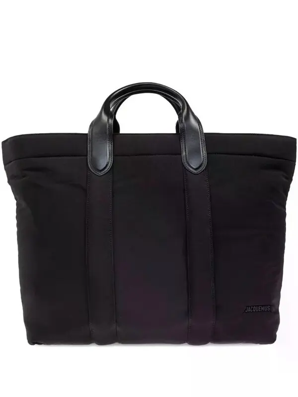 Jacquemus The Bambino Padded Tote - Black