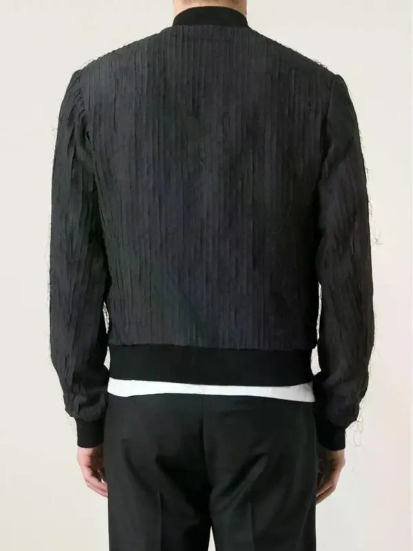 MAISON MARGIELA Striped Panel Bomber Jacket