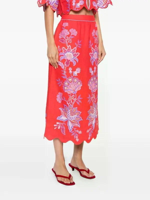 knee length dresses for ladies Strelitzia Sand Midi Dress main image 0
