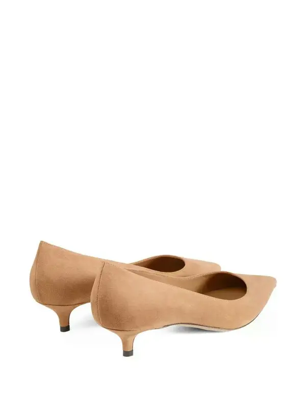 JIMMY CHOO Amelia Pointed-toe Pumps - Neutrals
