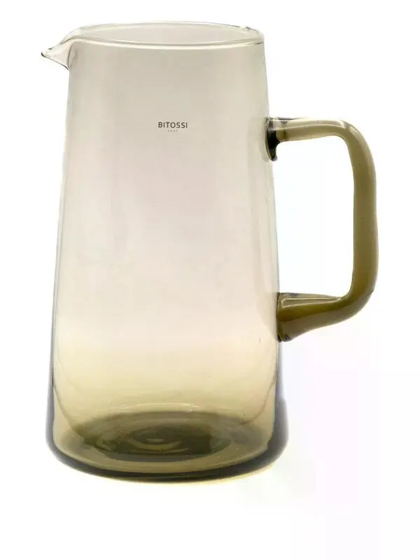 BITOSSI HOME Smoked Glass Pitcher - Green