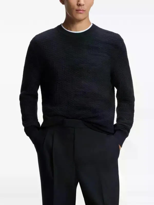 BOSS Crew Neck Cotton Sweater