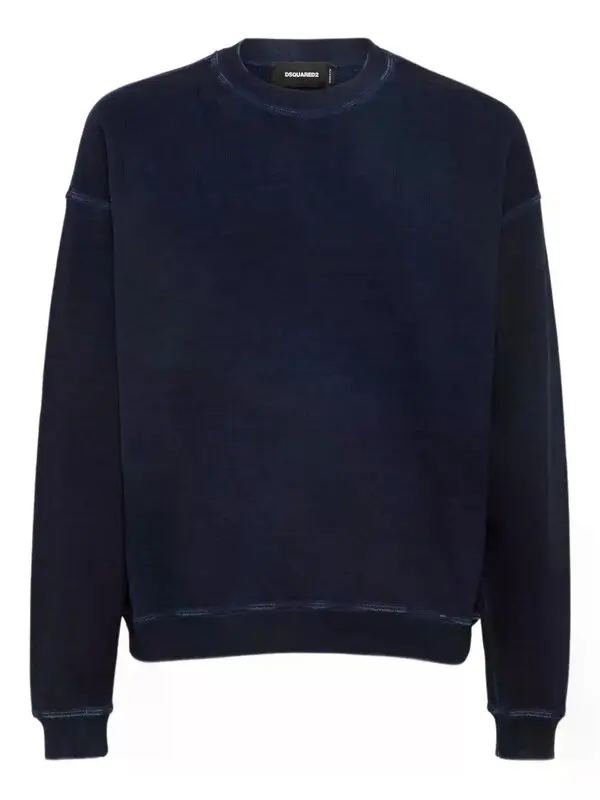 Dsquared2 Logo-patch Sweatshirt - Blue