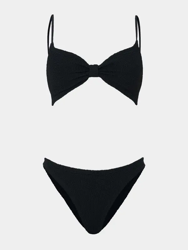 Hunza G Alicia Original Crinkle™ Bikini - Black