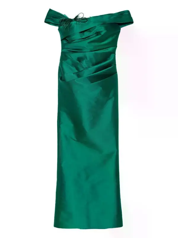 tarik ediz green dress Alma Midi Dress | Green Sapphire main image 1