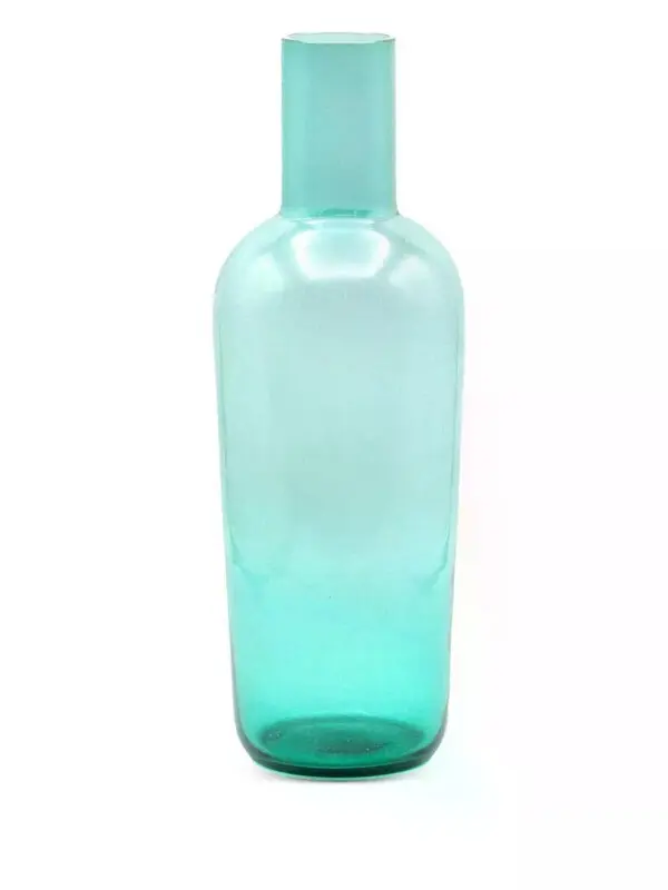 BITOSSI HOME Cylindrical Glass Decanter - Green