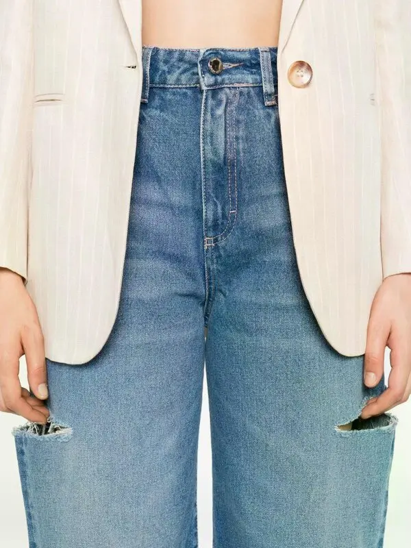 ICON DENIM LOS ANGELES Poppy Eco Wide-leg Jeans