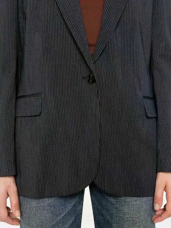 Isabel Marant Étoile Pinstripe Single-breasted Blazer