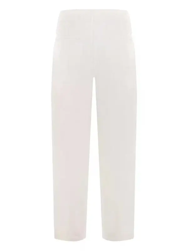 MYTHINKS Pleated Cotton Trousers