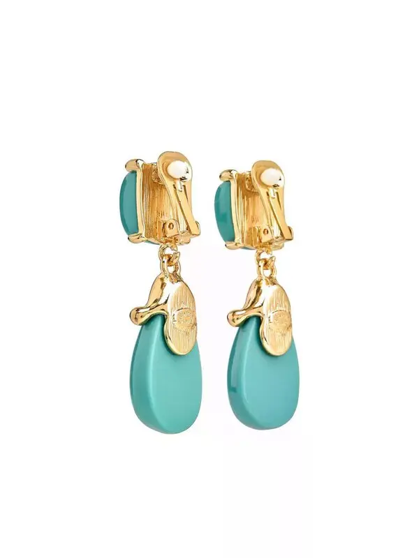 KENNETH JAY LANE Square-top Drop Earrings