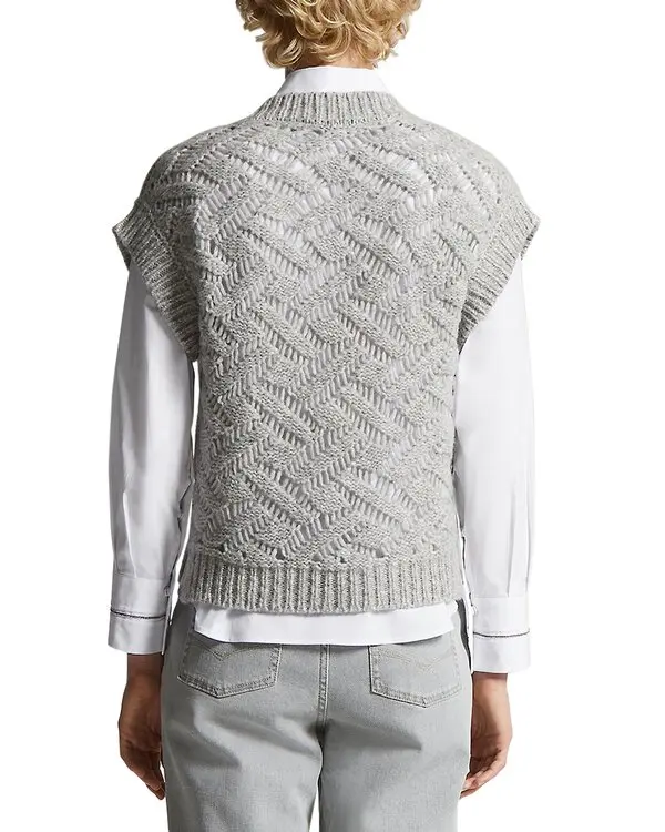 Peserico Textured Sweater Vest