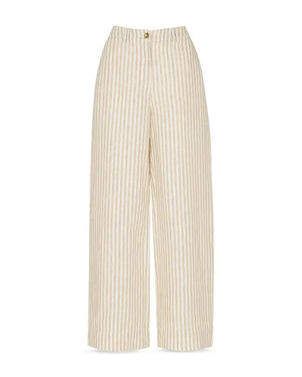 Whistles Linen Wide Leg Trousers