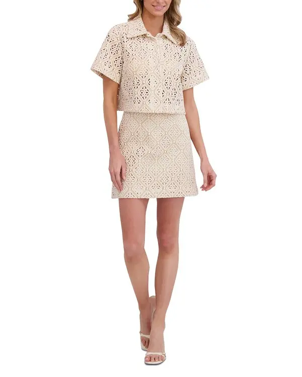 Ted Baker London Lace Mini Skirt