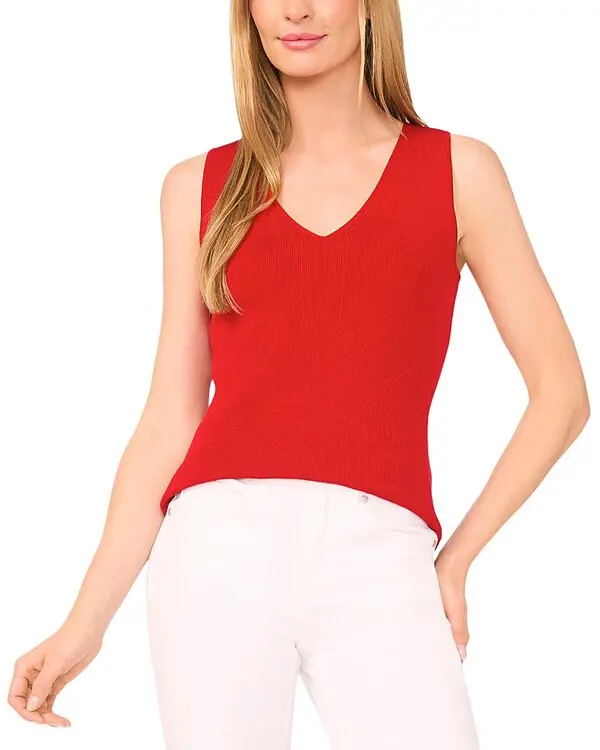 Ted Baker London V-neck Sleeveless Top - Salsa
