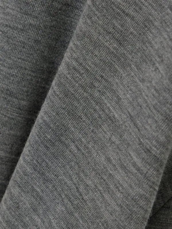 RÓHE Convertible Layered Merino Wool-jersey Turtleneck Top