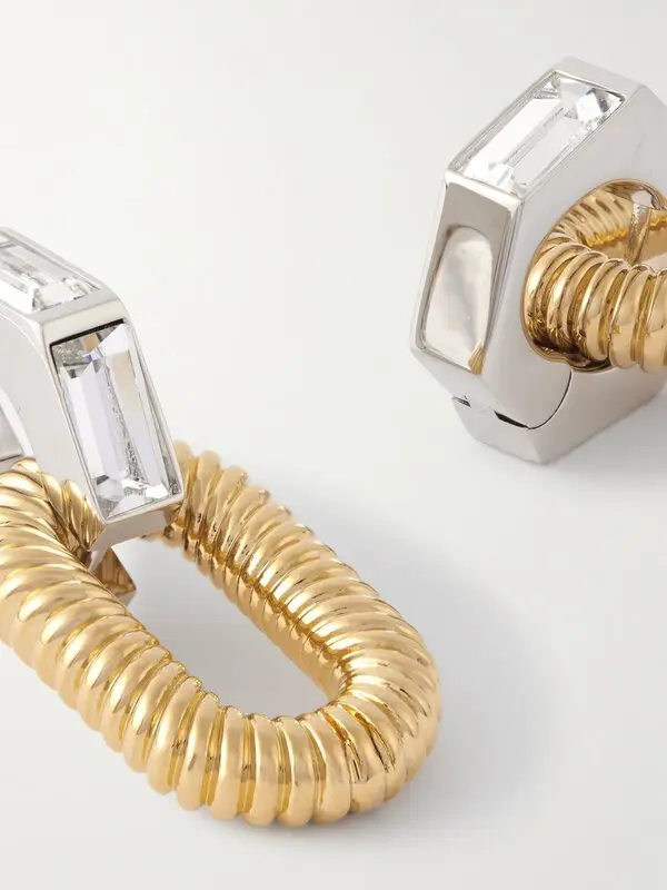 Rabanne Xl Link Crystal Earrings