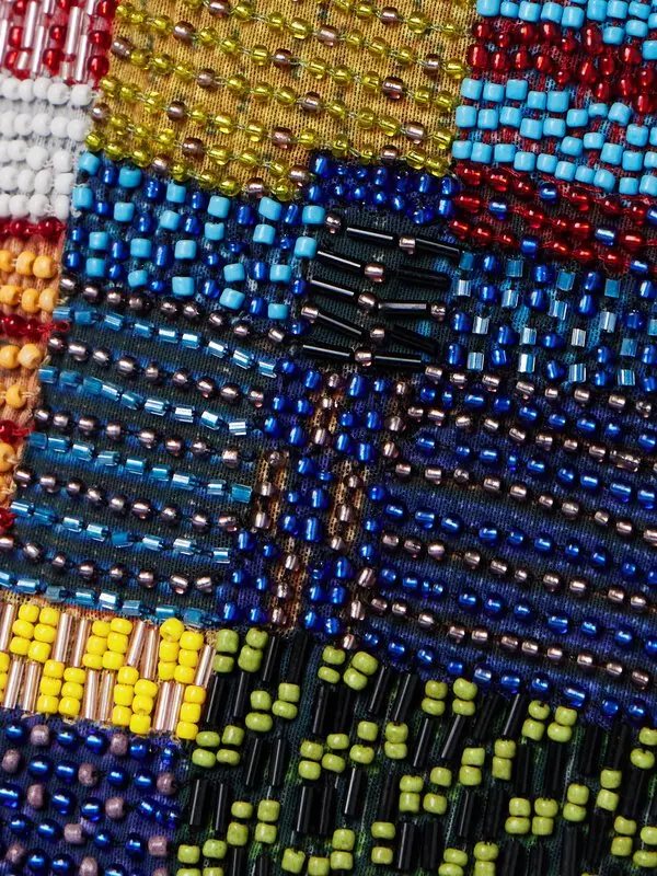 Staud Supernova Bead-embellished Mini Skirt