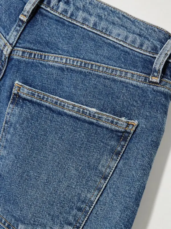 AGOLDE Harper Mid-rise Straight-leg Jeans