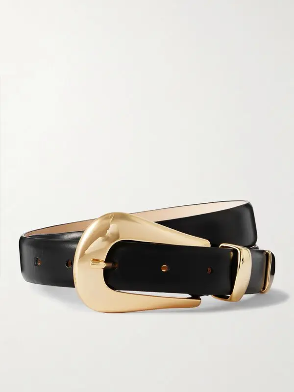 DEHANCHE Colette Leather Belt - Black