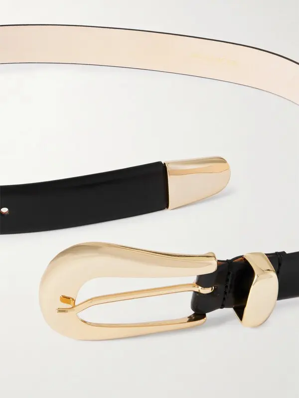 DEHANCHE Colette Leather Belt - Black