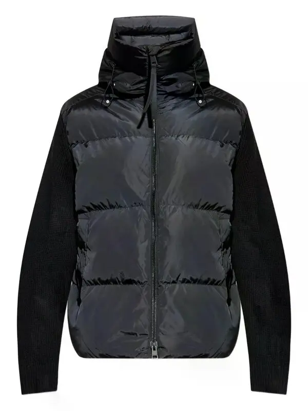 Canada Goose Quilted Hooded Padded Jacket - Black