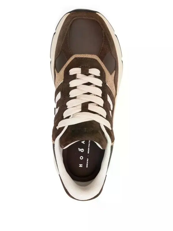 Hogan Hyperlight Leather Sneakers - Brown
