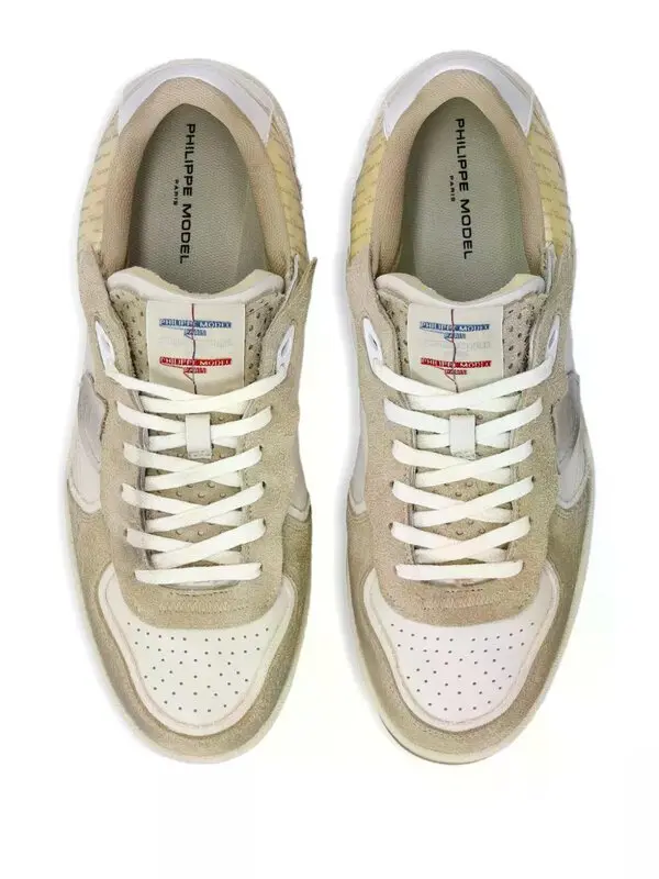 Philippe Model Panelled Low-top Sneakers - White