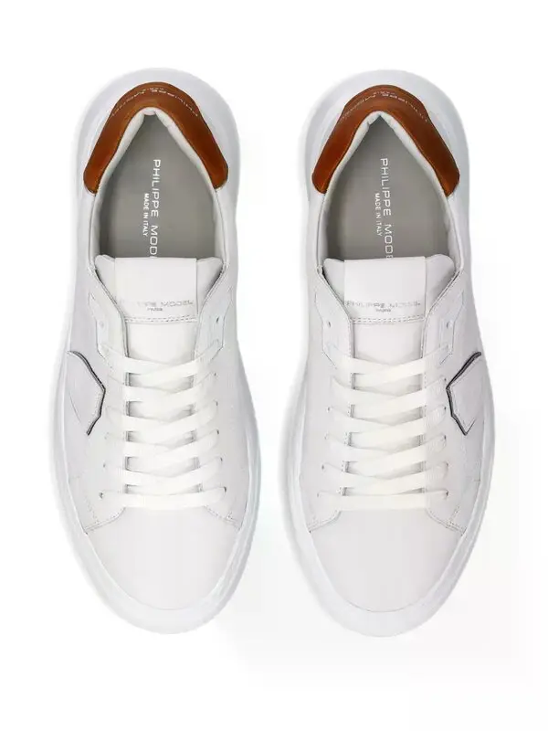 Philippe Model Temple Leather Low-top Sneakers