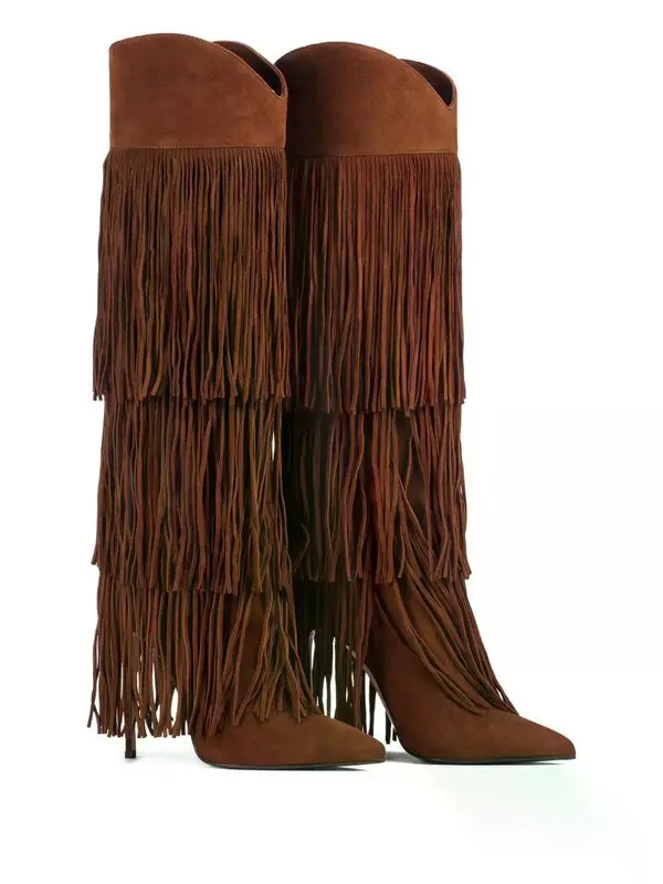 LE SILLA 120mm Andy Boots - Brown