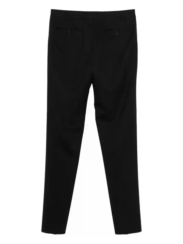 Canali Straight-leg Trousers - Black