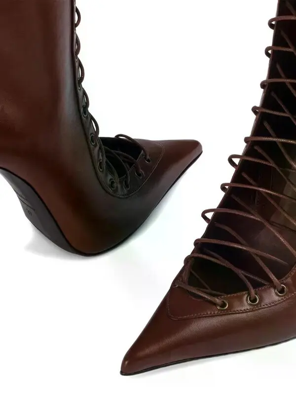 LE SILLA 120mm Colette Boots - Brown