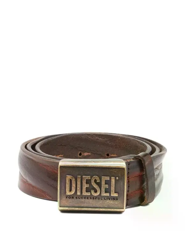 Diesel B-metal Belt - Brown