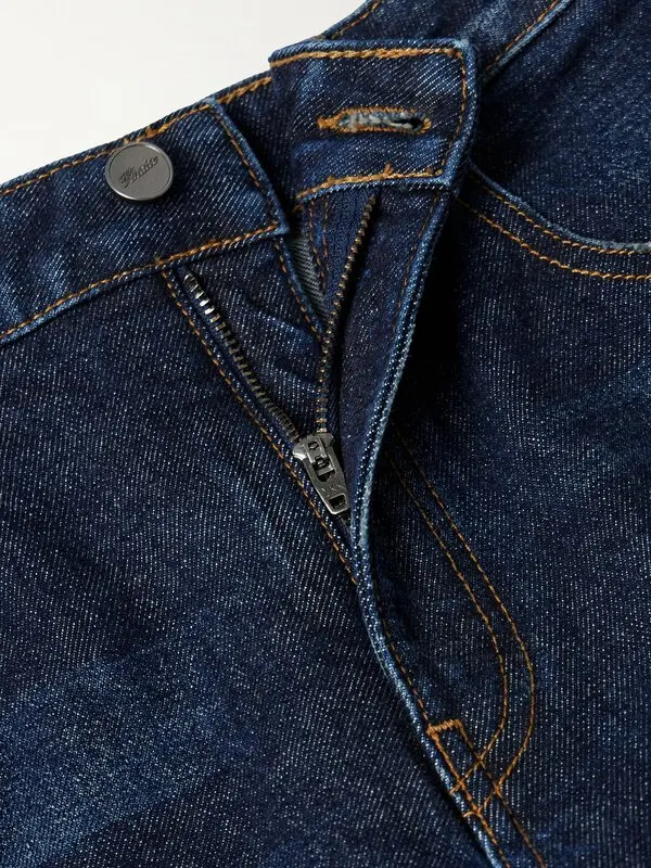 Khaite Viv High-rise Slim-leg Jeans - Blue