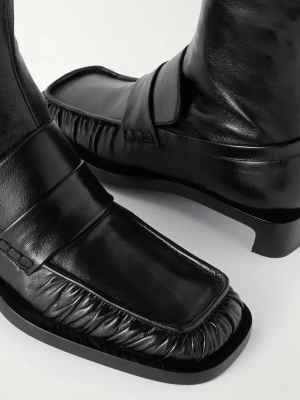 JIL SANDER Leather Over-the-knee Boots