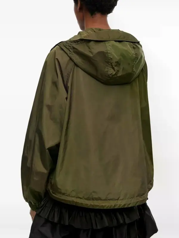 GANNI Hooded Jacket - Green
