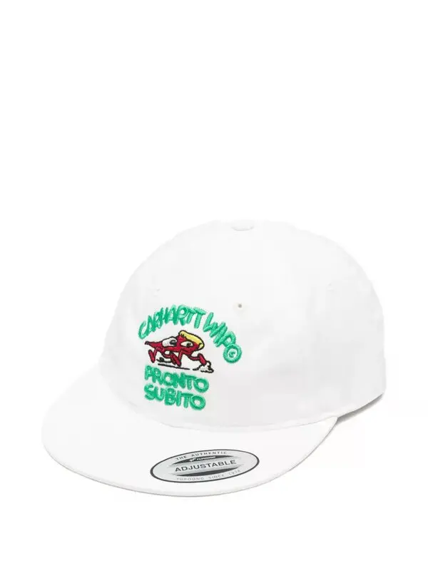 Carhartt Work In Progress Embroidered Baseball Cap - White